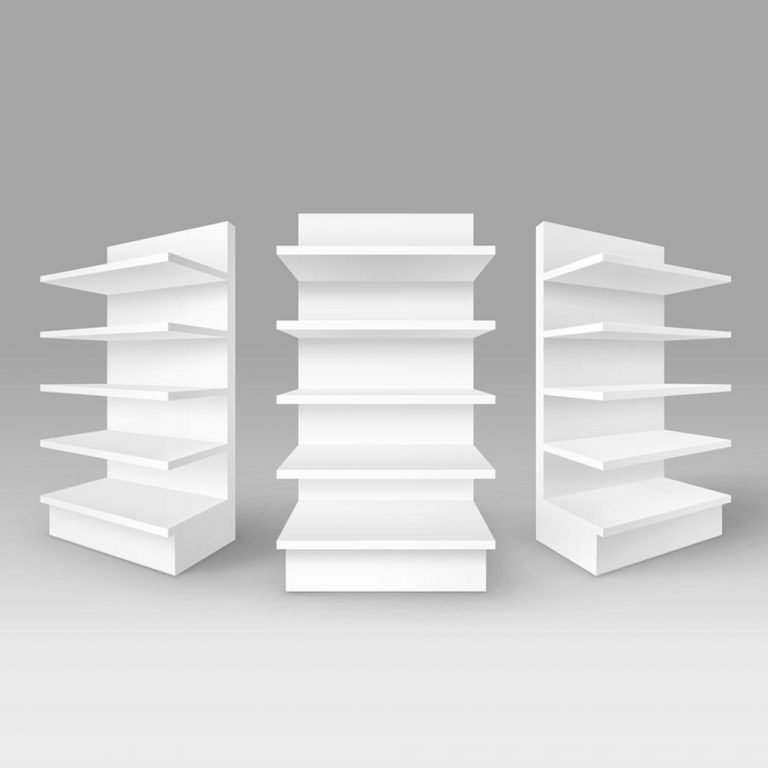 Floor Display Rack For Supermarket with Shelves 1 - Hannu